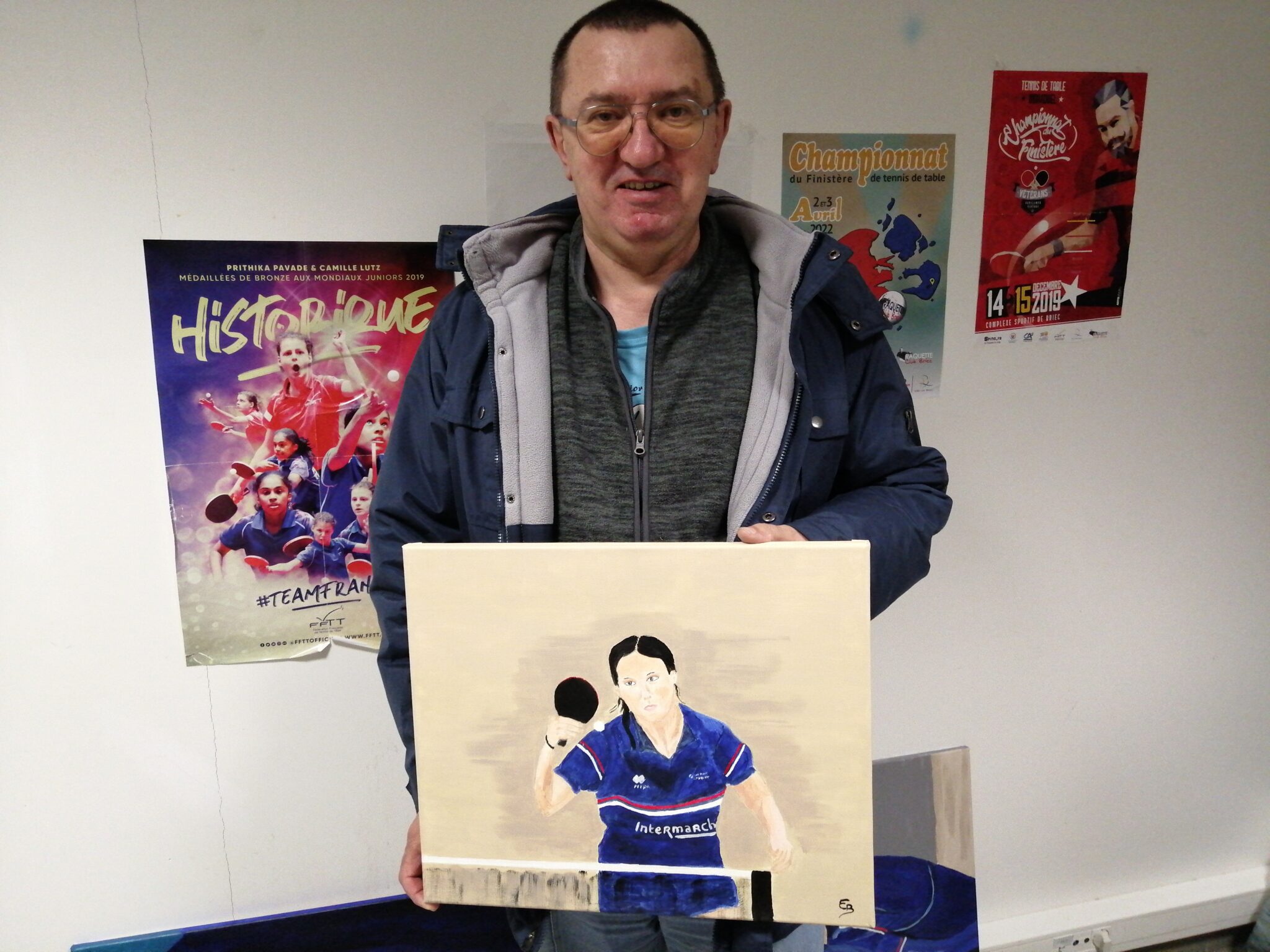 Peintre & pongiste – Raquette Club Briec